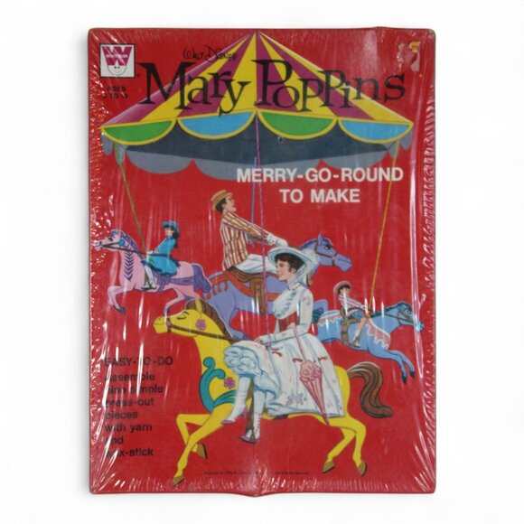 Whitman | Other | Vintage Walt Disney Mary Poppins Merrygoround Craft ...
